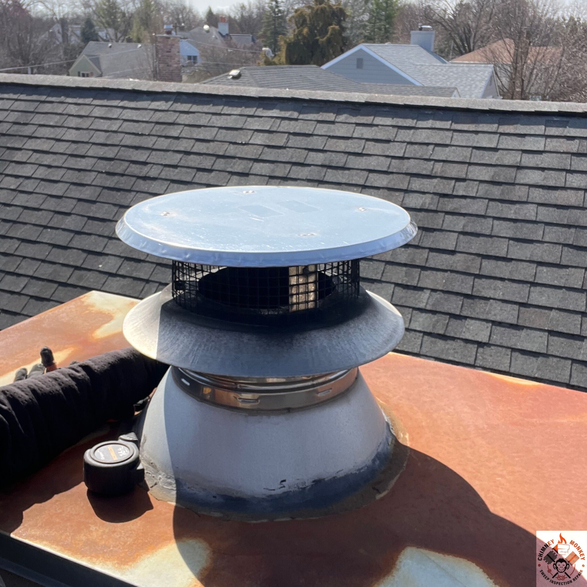 Chase Cover Installation in Arlington Heights | Chimney Monkey