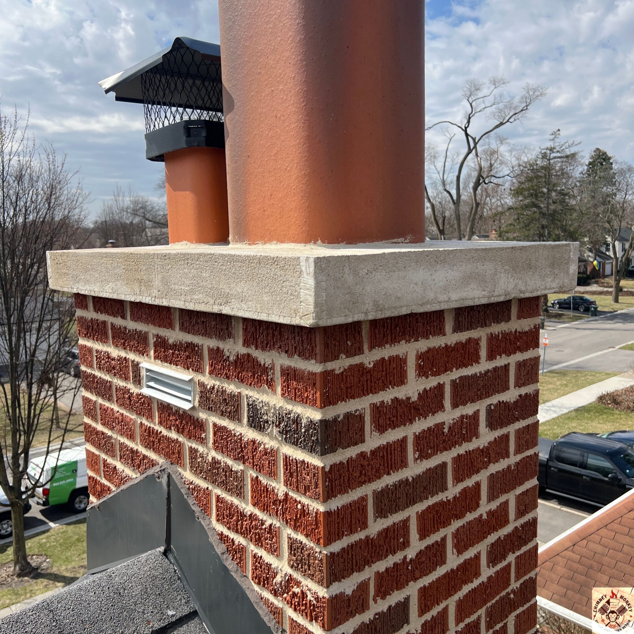 Masonry Rebuild in Glenview – Linneman Street | Chimney Monkey